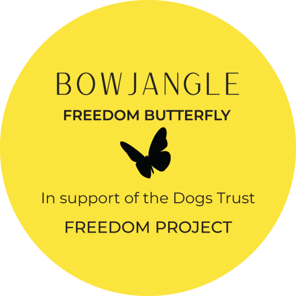 Dogs Trust Freedom Butterfly | Bowjangle Dog Bows