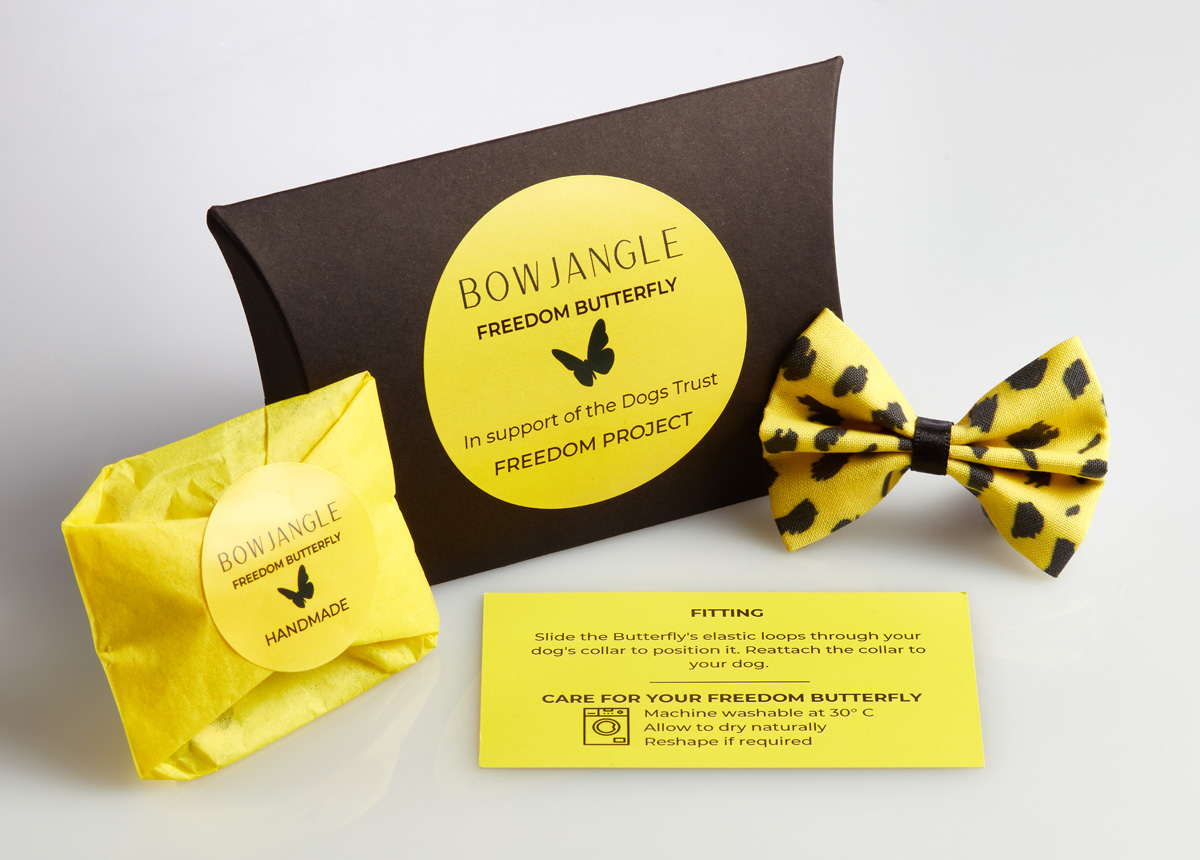 Dogs Trust Freedom Butterfly | Bowjangle Dog Bows